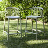 Temple & Webster 65.5cm Spindle Outdoor Bar Stools