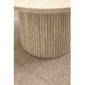Temple & Webster Tilly Travertine-Look Coffee Table
