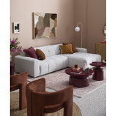 Temple & Webster Quinn 4 Seater Upholstered Sofa with Reversible Chaise