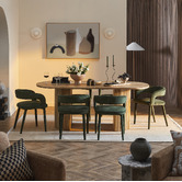 Temple & Webster Wenzel Rattan Floor Lamp
