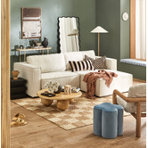 Temple & Webster Wenzel Rattan Floor Lamp