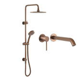 Temple & Webster Clovelly Bronze Shower & Tapware Package