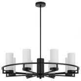 Bright Sea Lighting Cassius 8 Light Metal & Glass Pendant | Temple & Webster
