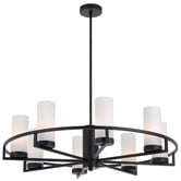 Bright Sea Lighting Cassius 8 Light Metal & Glass Pendant | Temple & Webster