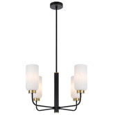 Bright Sea Lighting Jaramillo 4 Light Metal & Glass Pendant | Temple ...