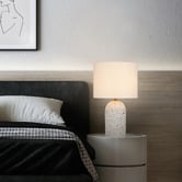 Bright Sea Lighting White Shannon Table Lamp | Temple & Webster