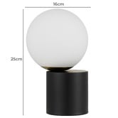 Bright Sea Lighting 25cm Maxim Touch Table Lamp | Temple & Webster