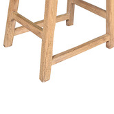Pachoca Rectangular Recycled Elm Wood Stool | Temple & Webster