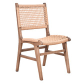 Chartwell Home Margarid Oak Wood Dining Chairs | Temple & Webster