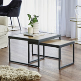 Maddison Lane 2 Piece Enzo Nesting Coffee Table Set | Temple & Webster