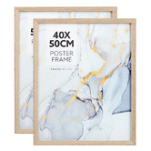 Maddison Lane Natural Kyra Poster Frames | Temple & Webster
