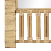 Maddison Lane Linus Arched Rattan Full Length Mirror | Temple & Webster