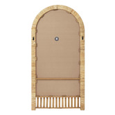 Maddison Lane Linus Arched Rattan Full Length Mirror | Temple & Webster