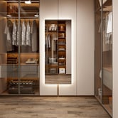 Maddison Lane Leann Rectangle LED Full Length Backlit Mirror | Temple ...