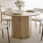 4 Seater Natural Gemma Dining Table | Temple & Webster