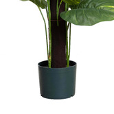 pollen&fauna 137cm Potted Faux Pothos Plant on Pole | Temple & Webster