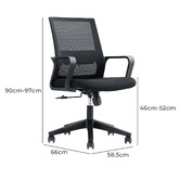 York street Azriel High Back Office Chair | Temple & Webster