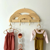LaAbode Rainbow Rattan Wall Hanging Rack | Temple & Webster