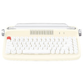 TimeTreasureHome Retro Bluetooth Wireless Keyboard with Tablet Holder ...