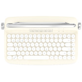 TimeTreasureHome Retro Bluetooth Wireless Keyboard with Tablet Holder ...