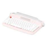 TimeTreasureHome Retro Bluetooth Wireless Keyboard with Tablet Holder ...