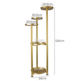 Oakleigh Home Triangular 5 Tier Steel Pot Plant Stand | Temple & Webster