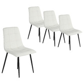 Oakleigh Home Selawik Faux Leather Dining Chairs | Temple & Webster