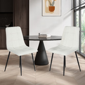 Oakleigh Home Selawik Faux Leather Dining Chairs | Temple & Webster