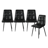 Oakleigh Home Selawik Faux Leather Dining Chairs | Temple & Webster