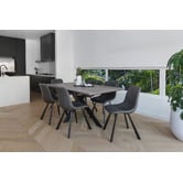 Keys Road Designs Sandra Faux Leather Dining Chairs | Temple & Webster