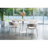 Keys Road Designs Nephele Ceramic Dining Table | Temple & Webster