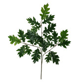 63cm Green Faux Oak Leaf Stems | Temple & Webster