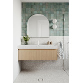 Sanremo 1200mm Wall Hung Single Vanity with Polymarble Countertop ...