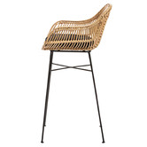 ZZZtime Mattresses 66cm Odessa Rattan Barstools | Temple & Webster
