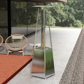 Chiswick Living 227cm Bradley Pyramid Gas Patio Heater | Temple & Webster