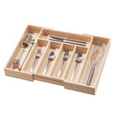 GraftonHomeGoods Eco Wood Extendable Cutlery Tray | Temple & Webster