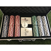 JenjoGames Silver Poker Game Set | Temple & Webster