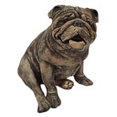 The Complete Garden Clifford Bulldog Fibrestone Statue | Temple & Webster
