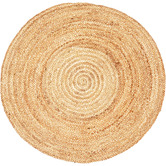 Boulevarde Rugs Natural Salvador Hand Made Round Rug | Temple & Webster