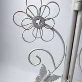 K'sHomewares&Decor Floral 4 Tier Iron Bookcase | Temple & Webster