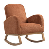 EvieHome Aria Upholstered Rocking Chair | Temple & Webster