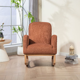 EvieHome Aria Upholstered Rocking Chair | Temple & Webster