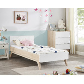 Merlin Pine Wood Single Bed Frame | Temple & Webster