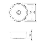 Oliveri Solitaire 490mm Single Stainless Steel Kitchen Sink | Temple ...