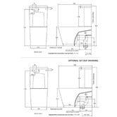 Vienna Short Projection CH Back To Wall Toilet Suite | Temple & Webster