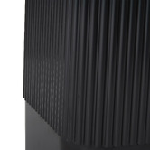 Ever Dreaming Living Black Cedar Ribbed Side Table | Temple & Webster