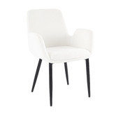 Ever Dreaming Living 6 Seater Kamala Sherpa Dining Table & Chair Set ...