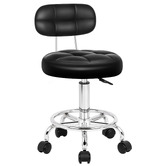 HoxtonRoom Lora Faux Leather Salon Stool | Temple & Webster