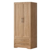 HoxtonRoom Amelia 2 Drawer 2 Door Wardrobe | Temple & Webster