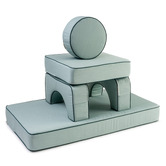 5 Piece Rivie Outdoor Modular Pillow Stack Set | Temple & Webster